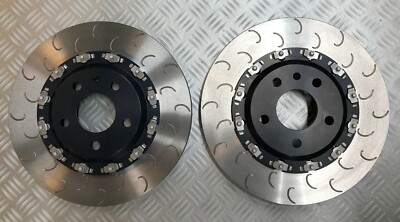 Audi RS4 B7 324mm Floating REAR two piece brake disc kit | eBay