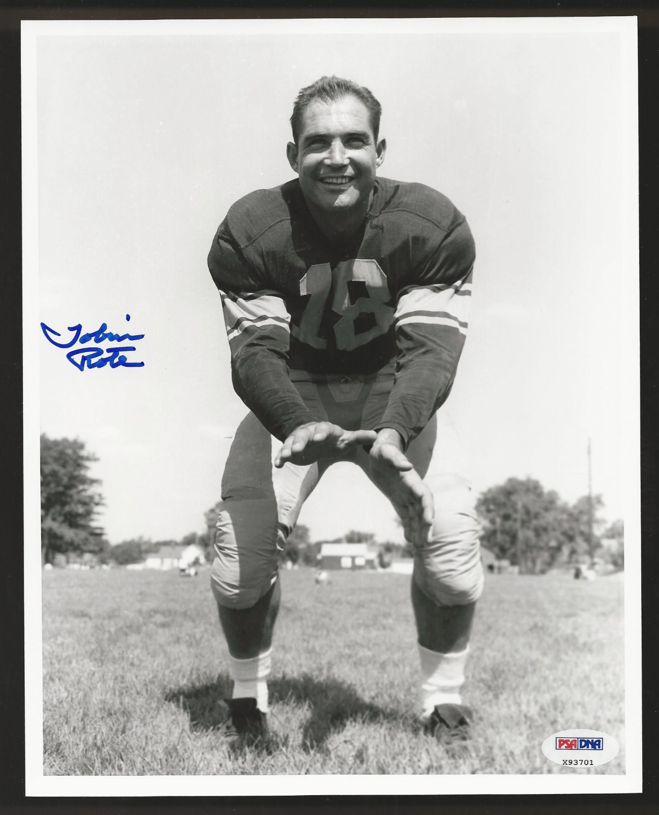 Tobin Rote Packers Signed Auto 8x10 Photo PSA/DNA Certified Autograph ...