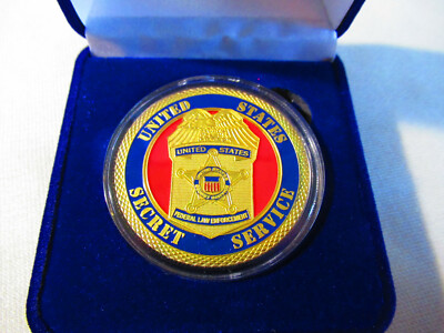 SECRET SERVICE Challenge Coin w/ Presentation Box | eBay