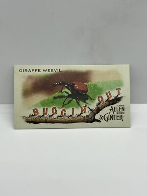 2020 Topps Allen & Ginter Giraffe Weevil Buggin’ Out MINI #MBO-14 SP ...