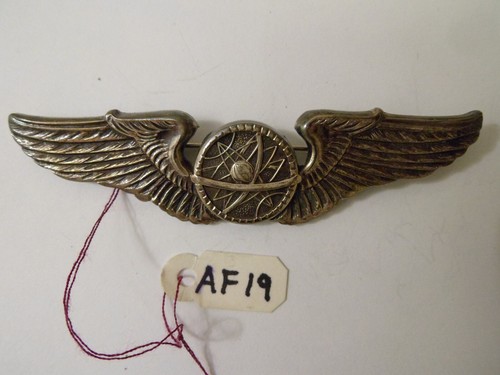 [AF19] WWII Army Air Force sterling navigator wings 3“ w/pin | eBay