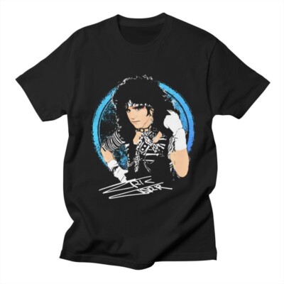Rare! Eric Carr Music Lover Heavy Cotton Black Full Size Unisex Shirt ...