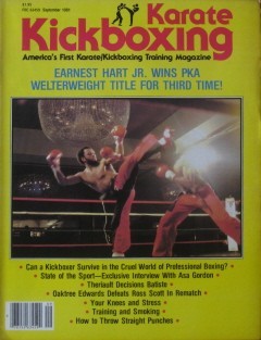 RARE 9/81 KARATE KICKBOXING DEMETRIUS EDWARDS ROSS SCOTT KUNG FU ...
