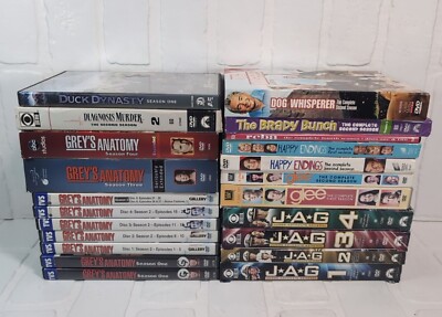 Lot Of TV Series Seasons Variety Grey Anatomy JAG Glee Happy Endings ...