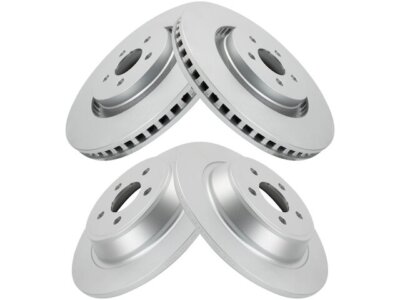 Front and Rear Brake Rotor Set For 2019-2020 Ford SSV Plug-In Hybrid ...