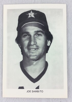 1984 Joe Sambito, Houston Astros Team Issue Photo | eBay