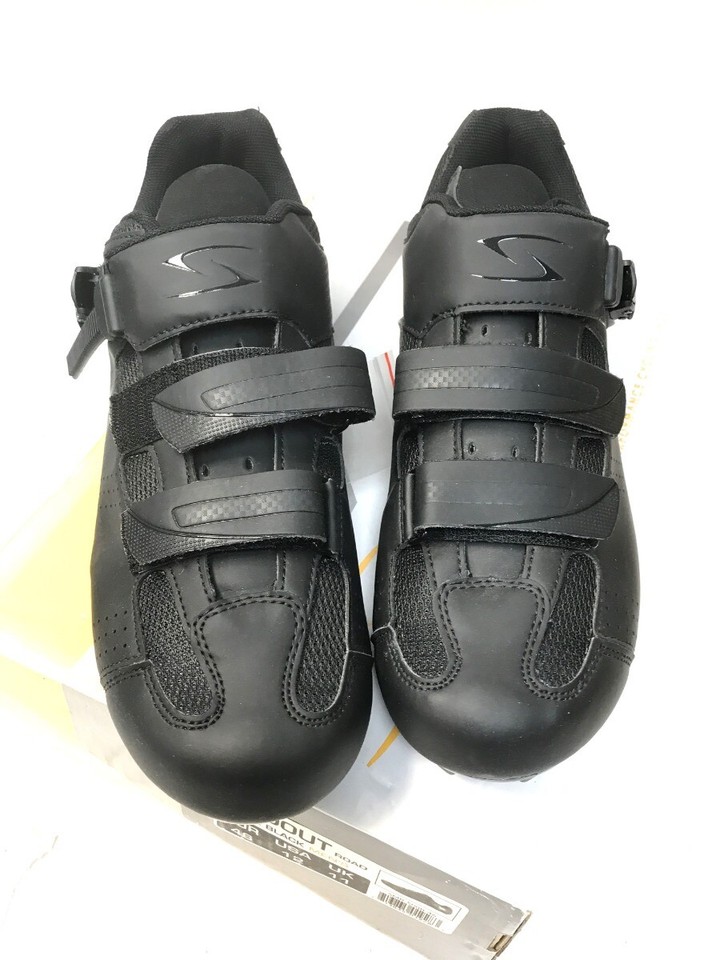 Serfas Leadout Men's Pro Road Bike Shoe SMR-500B-46 (Black Size 46 USA ...