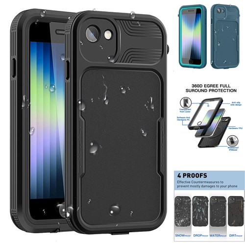 For iPhone SE 2022/2020 Waterproof Case Shockproof Heavy Duty ...