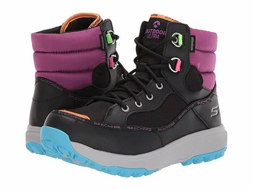 WOMEN SKECHERS OUTDOORS ULTRA SOLSTICE CANYON BLACK WATERPROOF SNOW ...