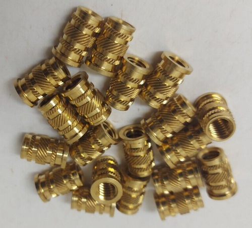 20x 1/4-20 Brass Threaded Heat Set Inserts 4 Plastic 3D Printing Metal ...