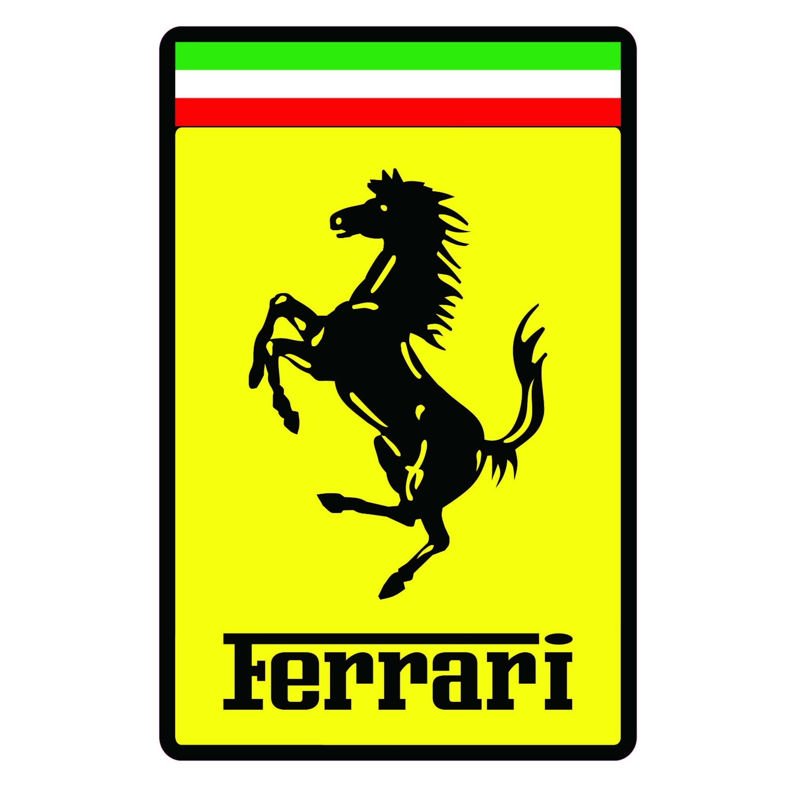 Ferrari Logo Wall Decal Truck Vehicle Car Decor Window Laptop 3M ...