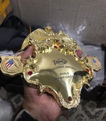 New Customised Ring Magazine Boxing Championship Belt | eBay