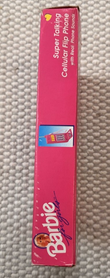 NIB Barbie Super Talking Cellular Flip Phone 1995 | eBay