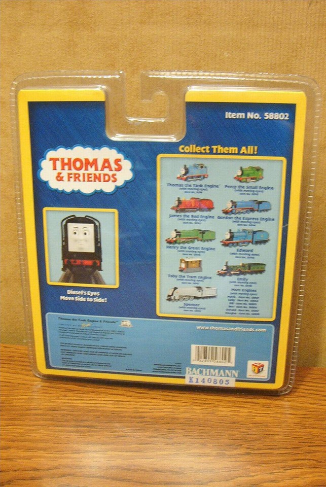 BACHMANN HO SCALE ELECTRIC THOMAS & FRIENDS DIESEL w/Moving Eyes HO ...