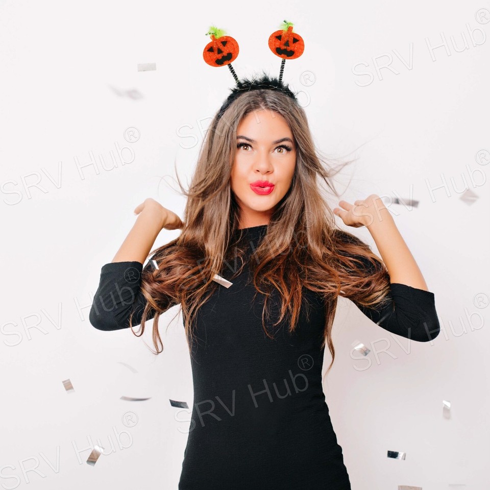 Halloween Sequin Headband, Witches Hat, Ghost Head Boppers,Fancy Hair ...