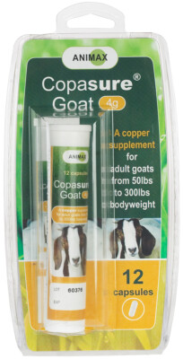 Animax Copasure BolusGoat Copper Supplement 50-300 Pounds 4 g 12 Count ...