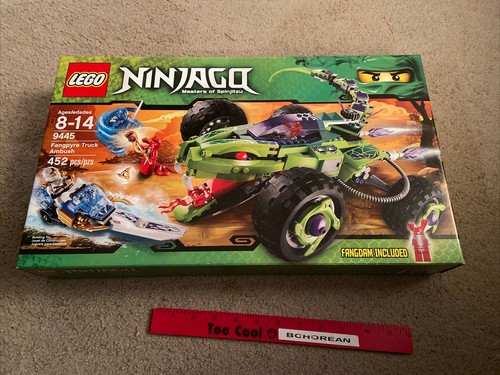 LEGO 9445 Ninjago Fangpyre Truck Ambush New SEALED Retired Set Fangdam ...