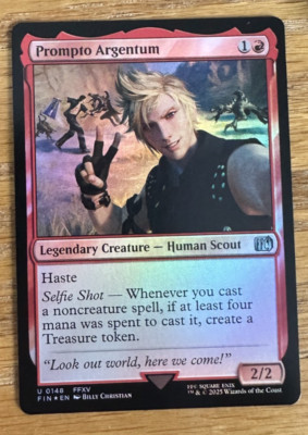 MTG Final Fantasy, Prompto Argentum - Foil | eBay