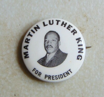 Martin Luther King MLK 1968 campaign pin button political | eBay