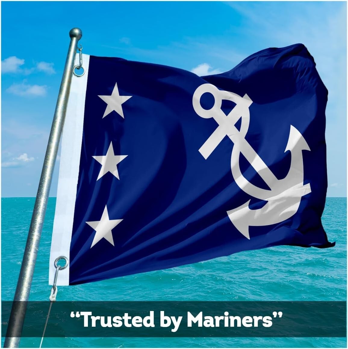 AGAS Past Commodore Officers Flag Outdoor-Indoor Flag-12"x18"- 200D ...