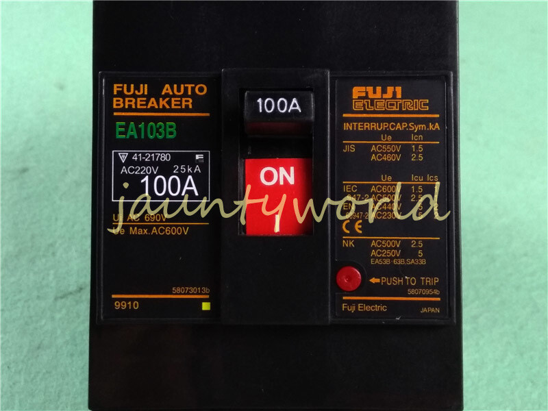 1PC Fuji Circuit breaker EA103B 100A | eBay