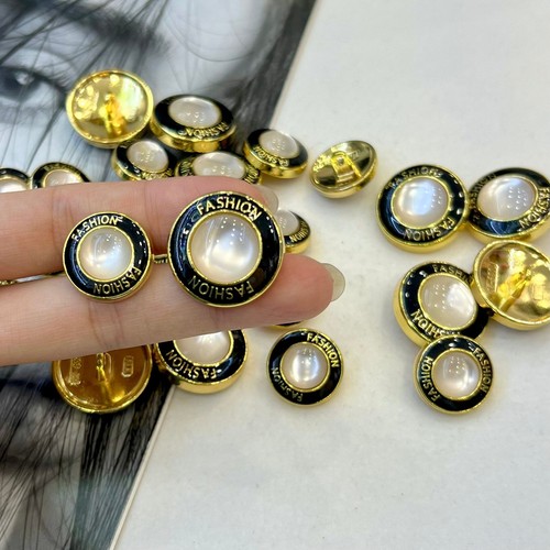 10pcs Shank Buttons Retro Sewing Luxury Metal For Clothing Coat Cuff ...