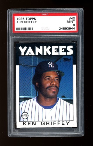 1986 Topps #40 Ken Griffey New York Yankees PSA 9 Mint | eBay