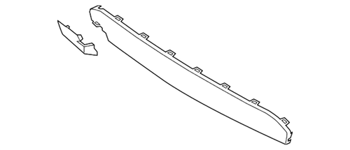 New Genuine BMW Trim Bumper Front (2018-2021) OE 51118092755 | eBay