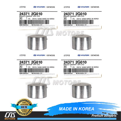GENUINE Camshaft Bearings 4PACK Upper for 08-23 Hyundai Kia 2.0L 2.4L ...