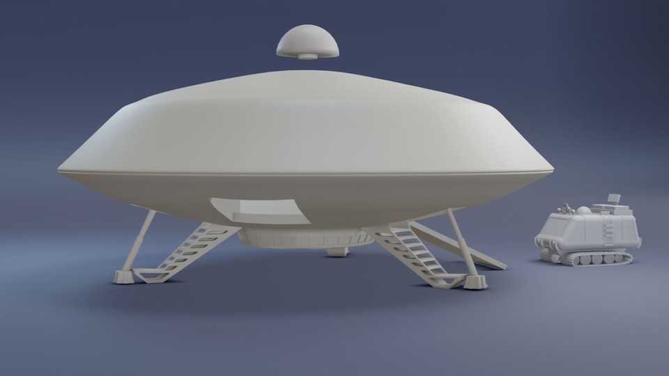 Lost In Space Jupiter 2 Chariot Ramp Space Pod Hatch Cargo Lift Lunar ...