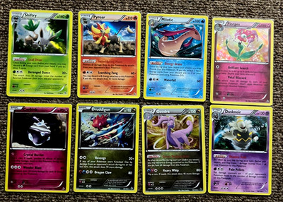 LOT OF 8 HOLO FLASHFIRE POKEMON CARDS NM SHIFTRY.PYROAR,MILOTIC,FLORGES ...