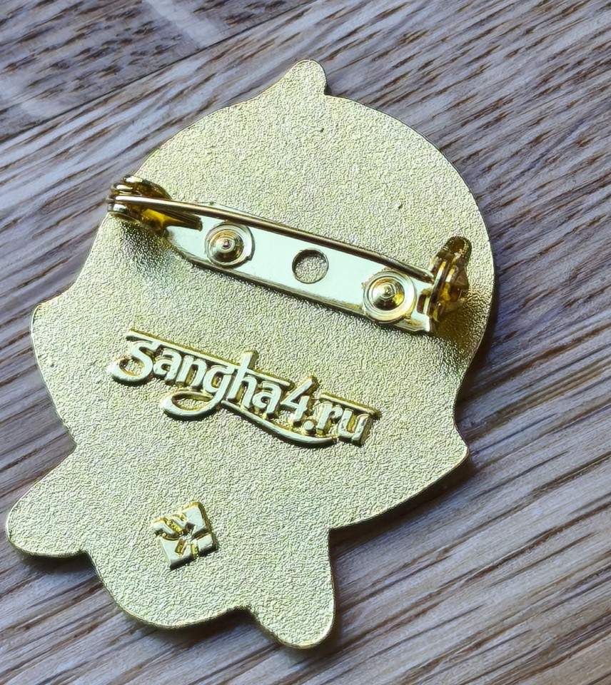 Enamel Pin "Sangha White Moth" Buddhism Meditation Vipassana Yoga ...