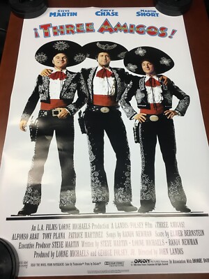 THREE AMIGOS! Movie Poster 24x36 | eBay