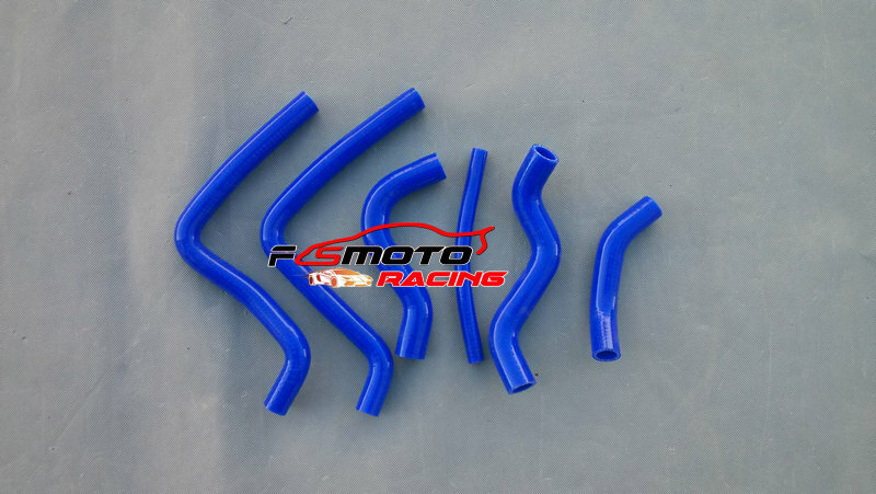 Silicone radiator Hose For 6PCS Honda CR125 CR125R 2000 2001 2002 00 01 ...
