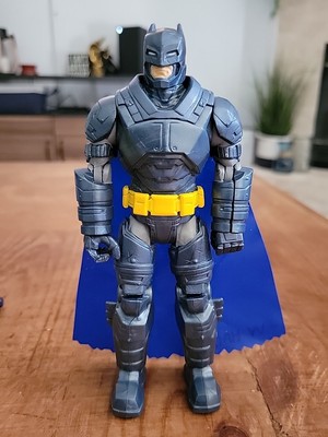 Armor Suit Batman Blue Cape Variant DC Comics Mattel 2015 (Loose) | eBay