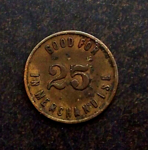 ODIN ILLINOIS / UNLISTED / JOHN F. SUGG / 25c / ANTIQUE TOKEN | eBay