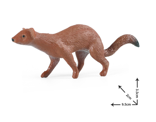 9.5cm Mini Weasel PVC Toy Wild Animal Figure Doll Kids Gift | eBay