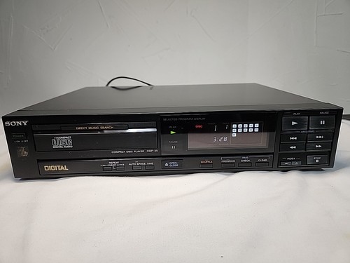 Vintage 1986 Sony CDP-35 Single Disc CD Player | eBay
