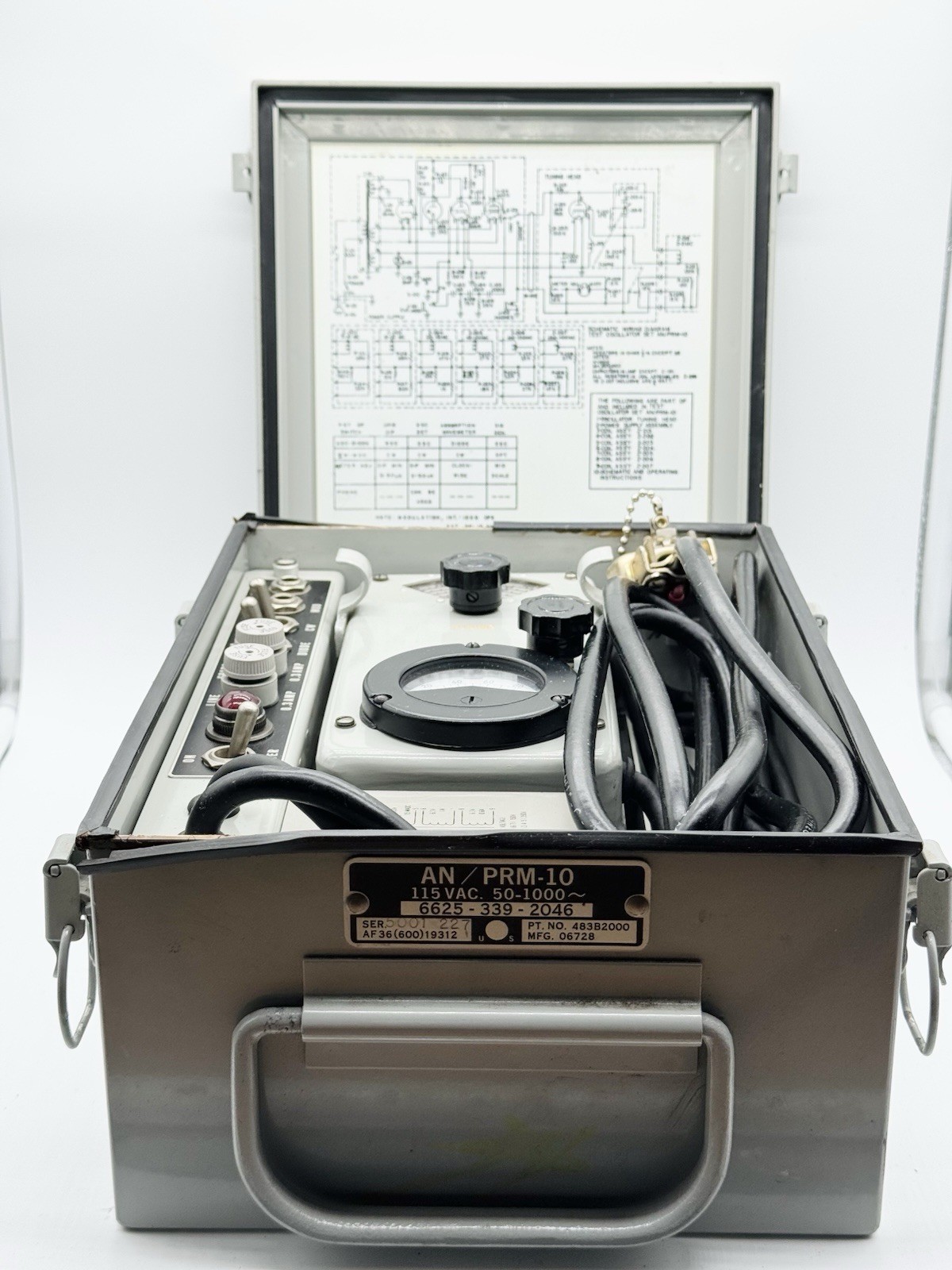 Vintage Military AN/PRM 10 Ham Radio VHF HF Grid Dip Meter Oscillator ...