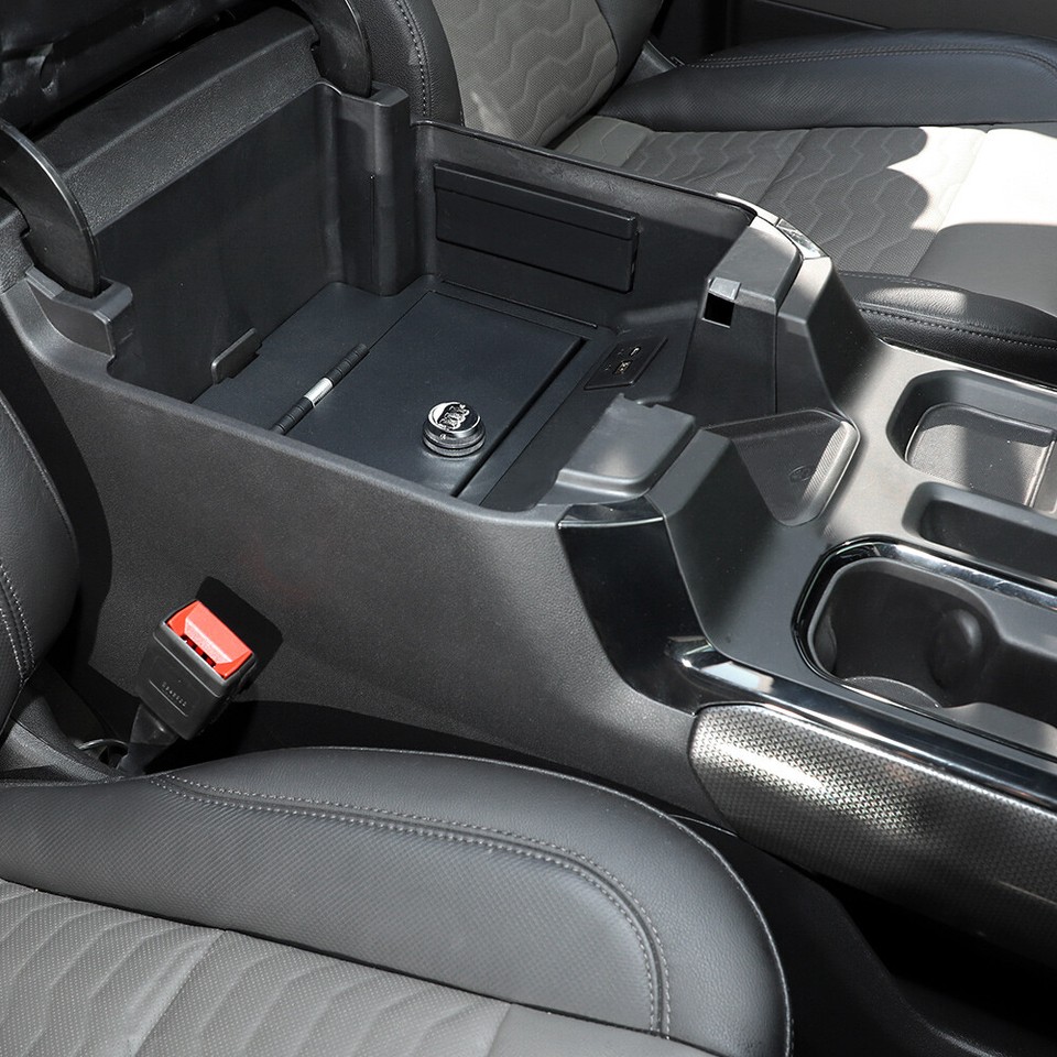 Console Armrest Vault Safe Box Lock Fit For Chevrolet Silverado GMC ...