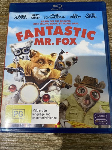 Fantastic Mr Fox (Blu-ray 2009) Wes Anderson /George Clooney - AS NEW ...