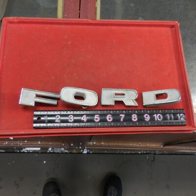 Vintage 1970's Ford Truck Side 4 Letters--ford-- Emblem P/N D-D3TB ...