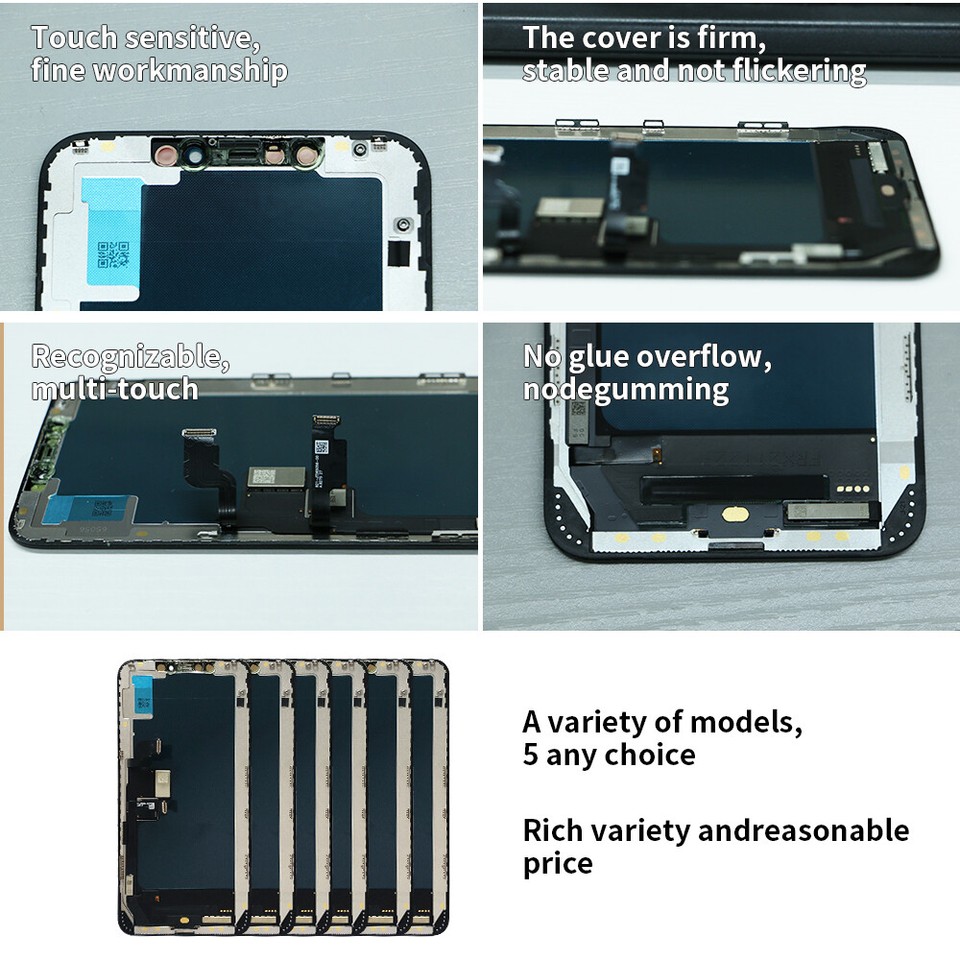 For iPhone XR X 11 PRO MAX 12 13 Screen Replacement Touch Digitizer LCD ...