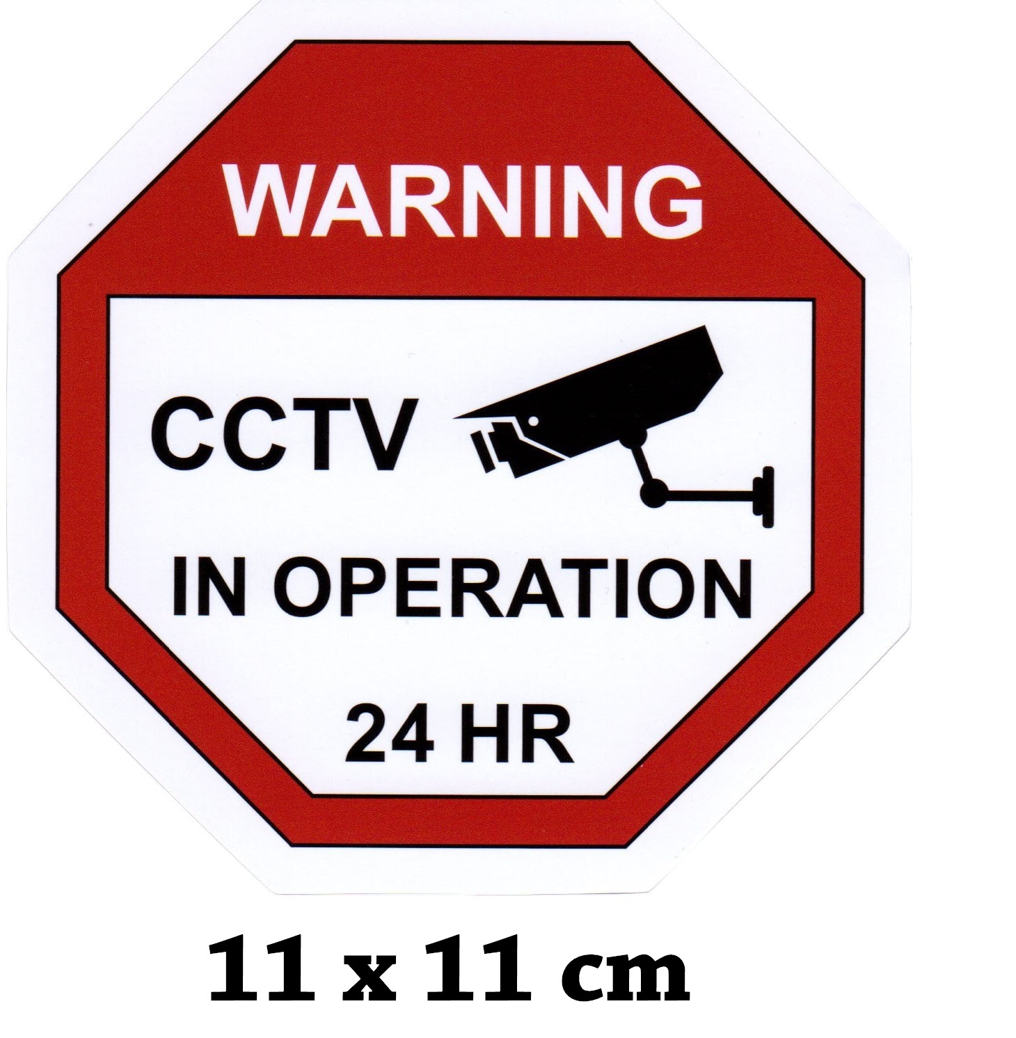 CCTV Camera Warning Stickers, Surveillance Vinyl Decal, Video Security ...
