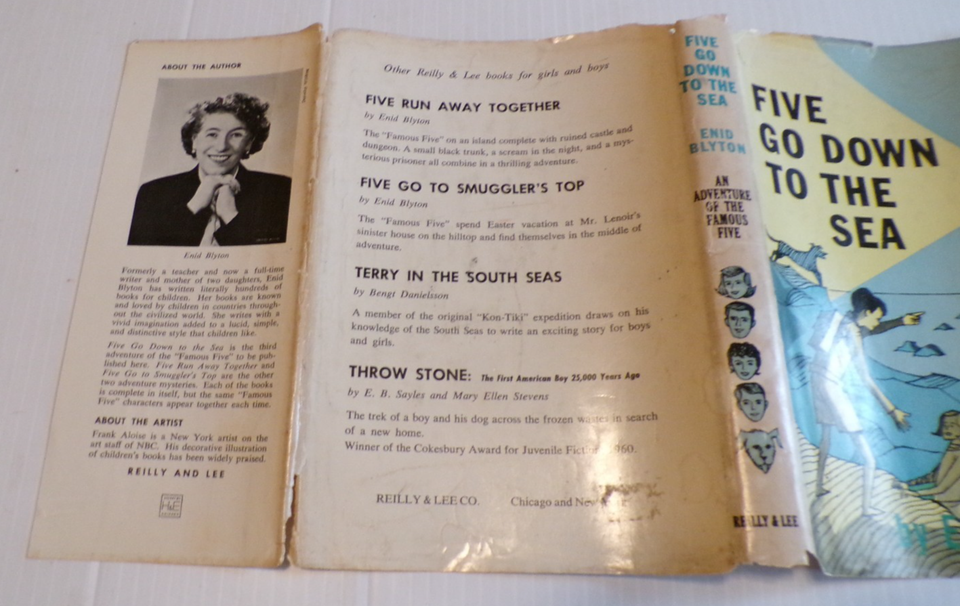 Five Go Down to the Sea First Edition Illustrated Hardcover by Enid ...