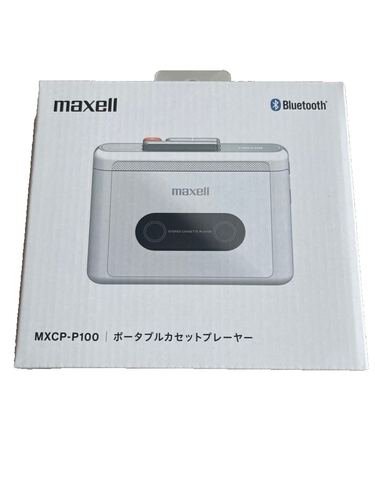 Maxell MXCP-P100WH Bluetooth Portable Cassette Player Black USB-C ...