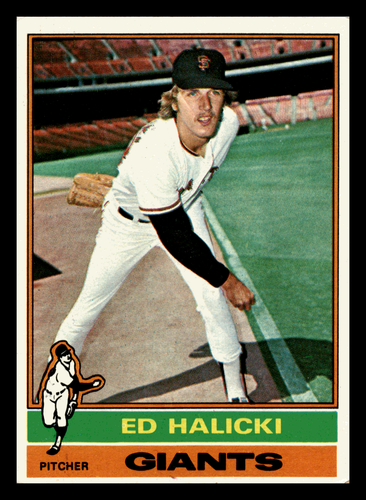 1976 Topps Ed Halicki San Francisco Giants #423 VG-EX | eBay