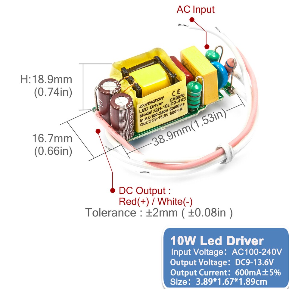 300Ma 450Ma 600Ma 900Ma 1500Ma Constant Current High Power Supply Cob ...