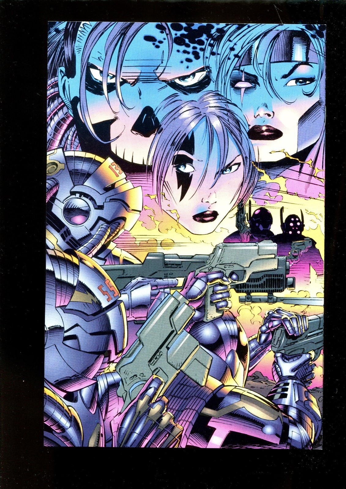 CYBER FORCE 1 (9.8) 1ST APP VELOCITY BALLISTIC CYBLADE IMAGE (b013) | eBay