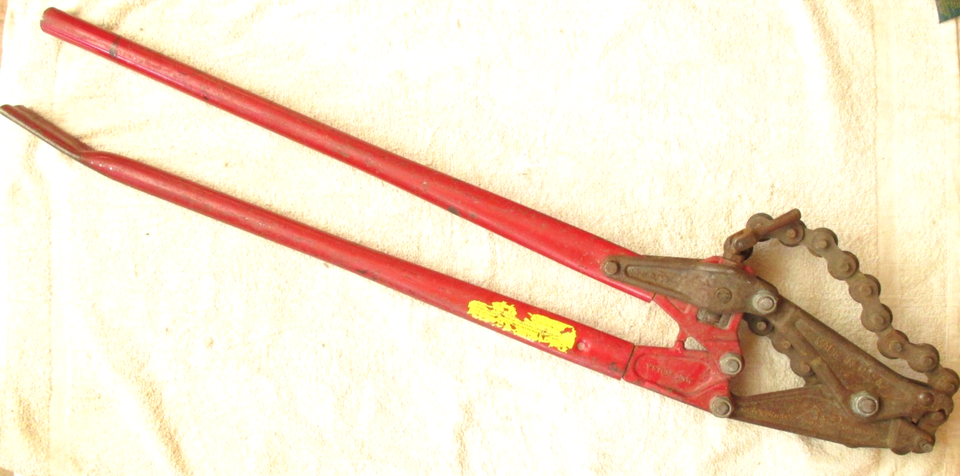 Wheeler Rex Snap Soil Pipe Cutter / Snapper. Cast Iron. Has 26" Chain ...